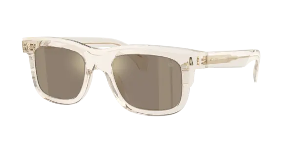 Moncler Me6004 Sunglasses - Light Brown Mirror Gold