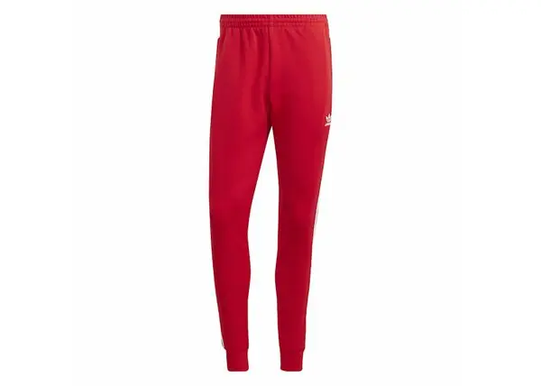 Adidas Adicolor Classics Sst Track Pants - Better Scarelet Red/white