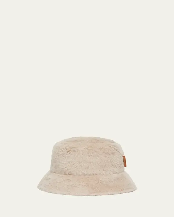 Max Mara Figura Wool Bucket Hat - Sand