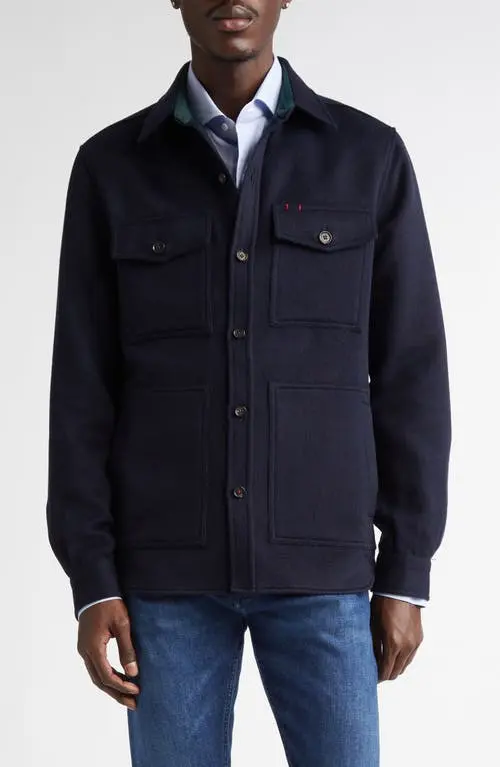 Isaia Cashmere & Wool Overshirt