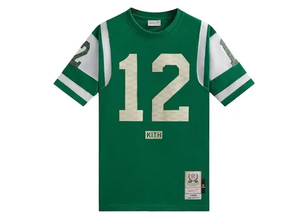 Kith X Mitchell & Ness Nfl Joe Namath Jersey - Green