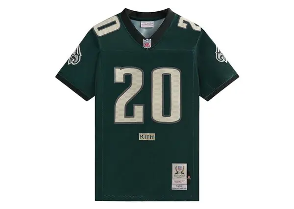 Kith X Mitchell & Ness Nfl Brian Dawkins Jersey - Pea Green