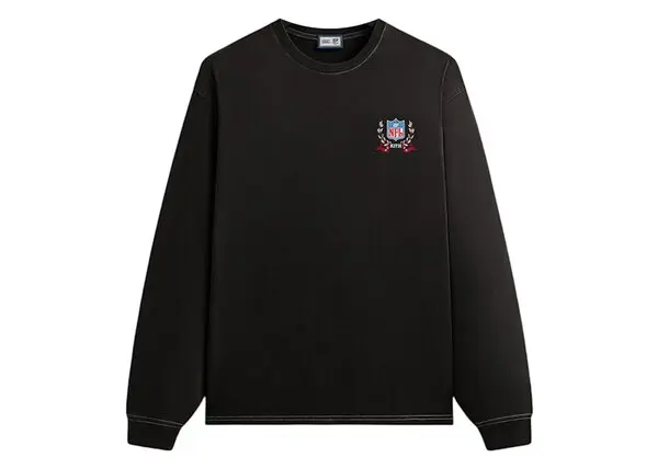 Kith X Nfl 47 Giants Vintage Long Sleeve Tee Shirt - Black