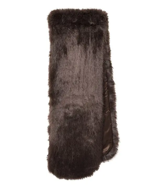 TOTÊME Faux Fur Scarf - Brown
