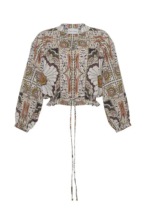 Cara Cara Perrin Cropped Top - Jules Turtledove