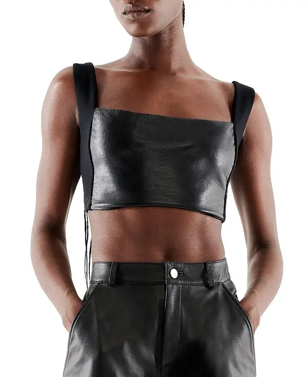 AS By DF Hailey Recycled Leather Bralette