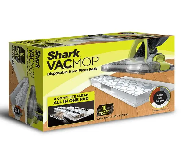 SHARK Vacmop Disposable Hard Floor Pads 10 Co Unt