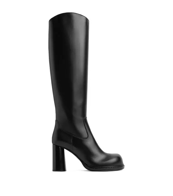 Bottega Veneta Leather Cliff Knee-high Boots 80