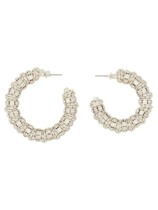 Magda Butrym Asymmetrical Hoop Earrings