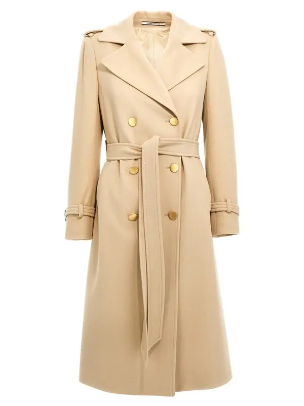 Tagliatore Luanne Double-breasted Coat - Beige