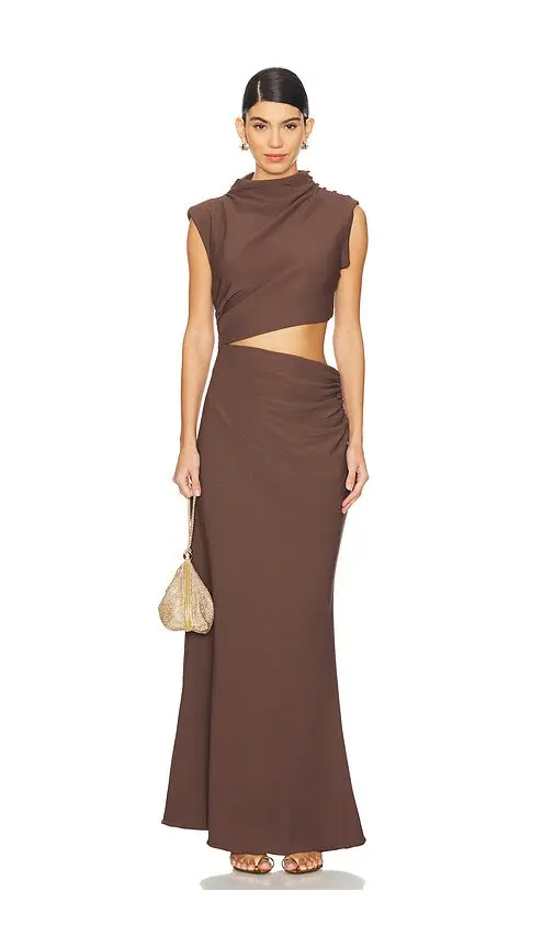 ELLIATT Nola Gown - Dark Brown