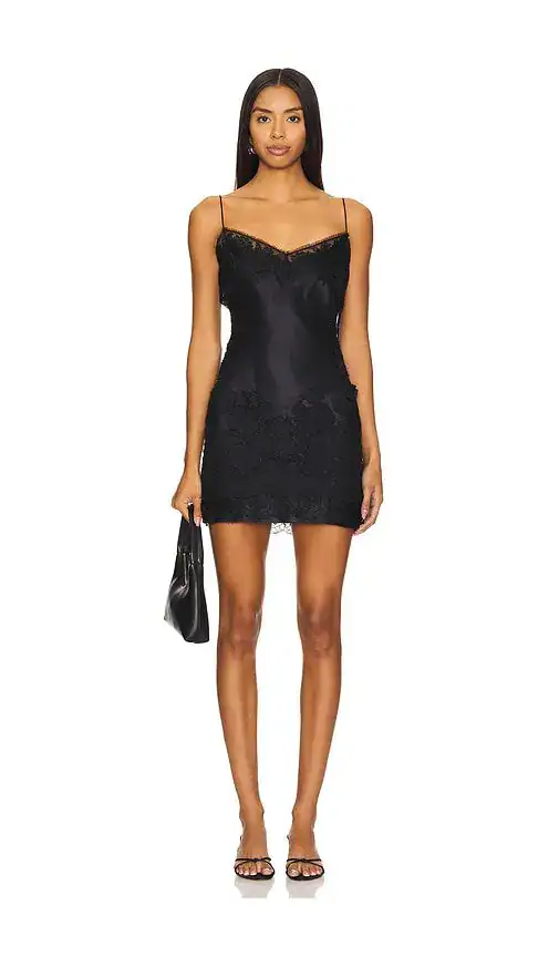 mirror palais black mini dress Lady Di A-Line Dress in Noir XXS (PETITE) (PREORDER)