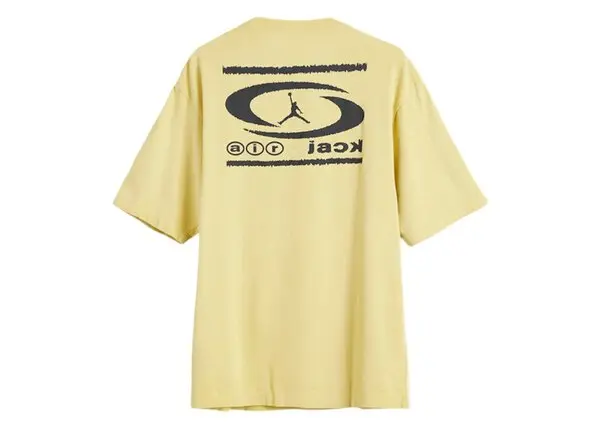 JORDAN X Travis Scott Air T-shirt - Celery