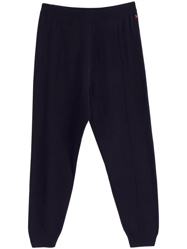 Chinti & Parker Fine-knit Track Pants - Black