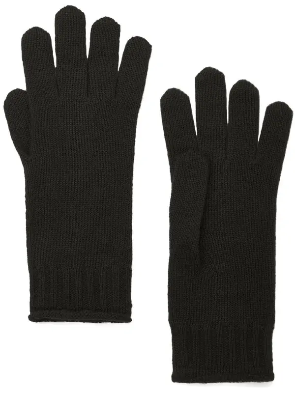 Chinti & Parker Knitted Gloves - Black
