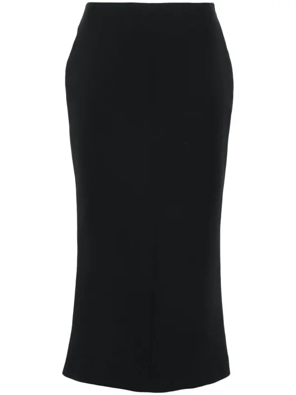 Viktor & Rolf High-waisted Midi Pencil Skirt - Black