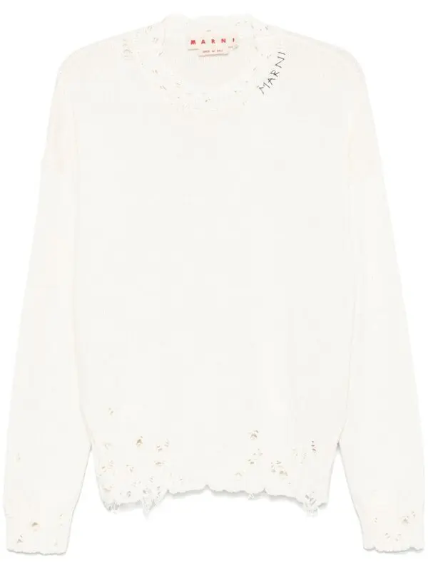 Marni Crew-neck Cotton Sweater