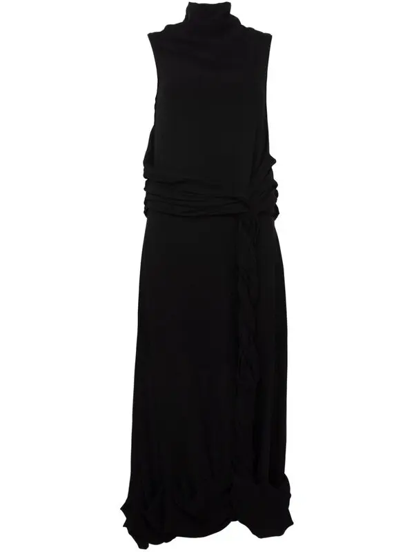 JW Anderson Twisted Sheer Midi Dress