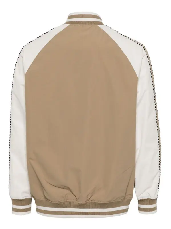 MUSIUM DIV. Embroidered Bomber Jacket - Neutrals