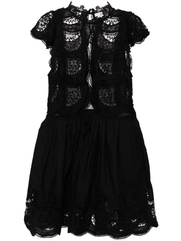 Sea Flutter Sleeve Dress