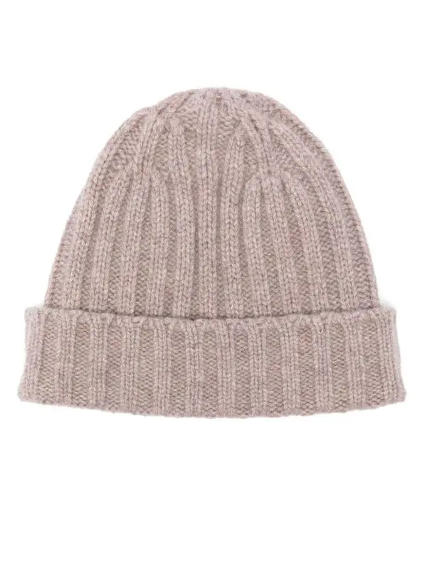 Aspesi Cashmere Beanie - Neutrals