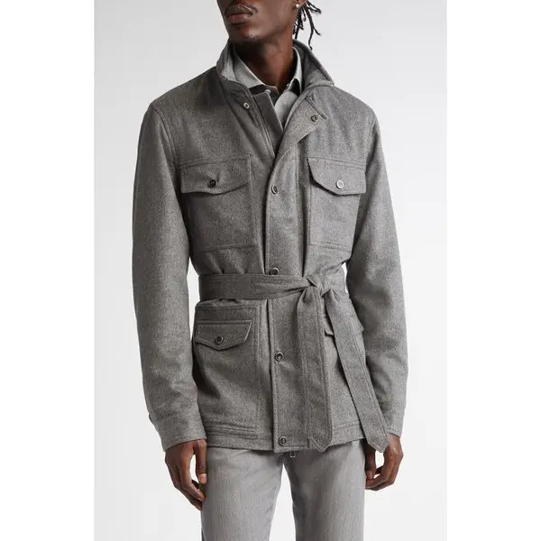 Isaia Cashmere Field Jacket