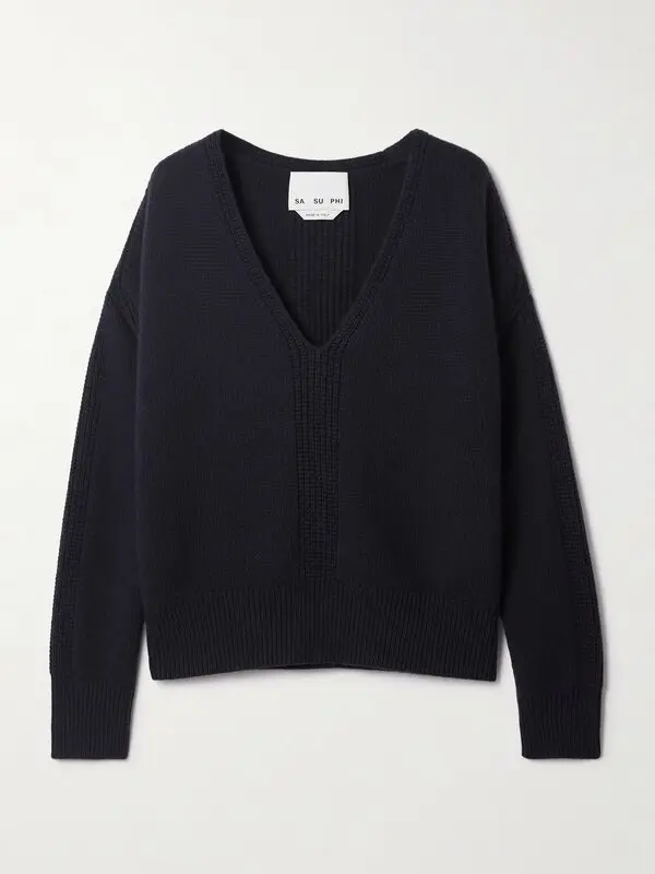 Sasuphi Rasato Merino Wool And Cashmere-blend Sweater