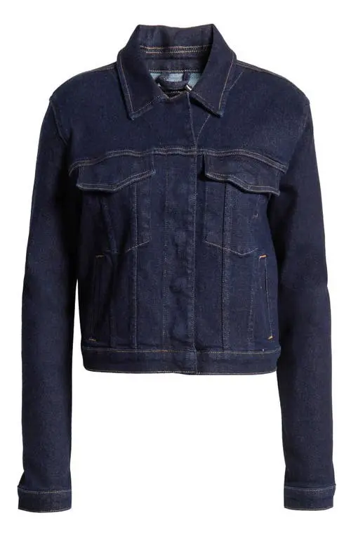 Good American Committed To Fit Denim Jacket