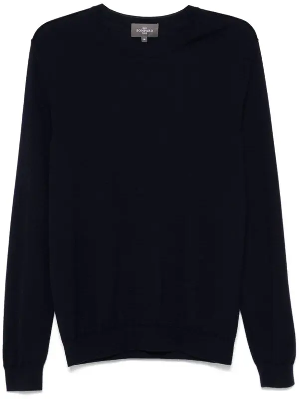 Eric Bompard Extrafine Round Neck Sweater - Blue