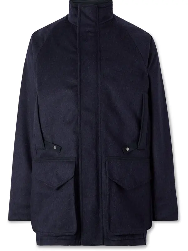 Purdey Wool And Alpaca-blend Field Coat