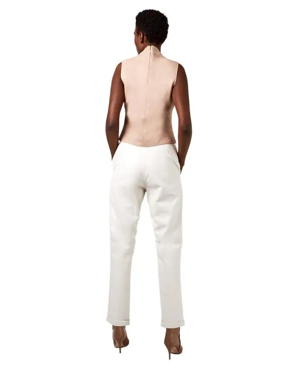 AS By DF Crawford Recycled Leather Top