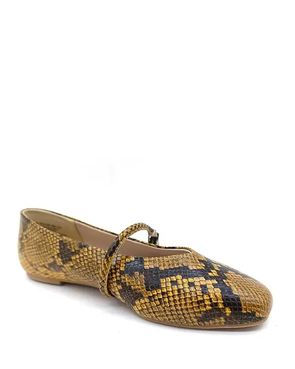 KENNETH COLE Magnolia Flat - Taupe Snake