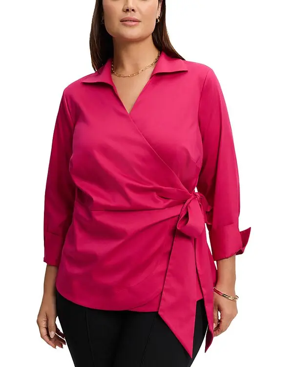 Foxcroft Salina Sol Matte Top - Ruby Pink