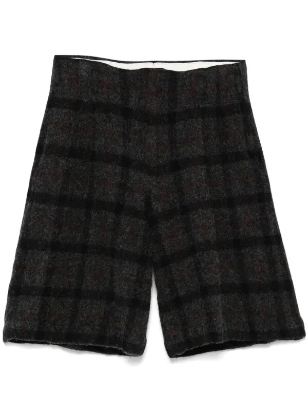 Comme Des Garçons Plaid Shorts