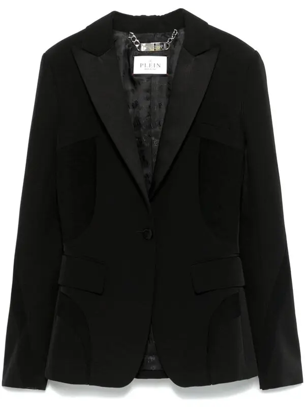Philipp Plein Sheer Panelled Blazer