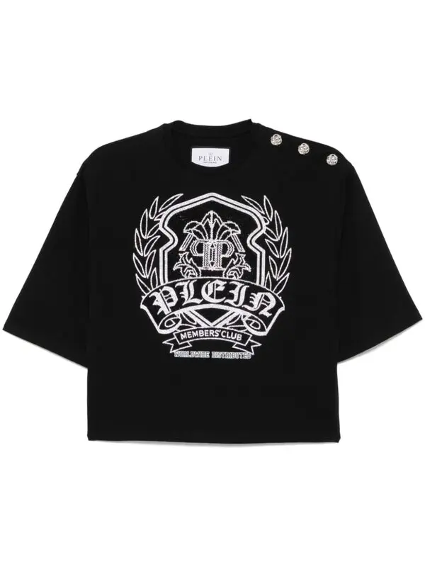 Philipp Plein Crystal-embellished T-shirt