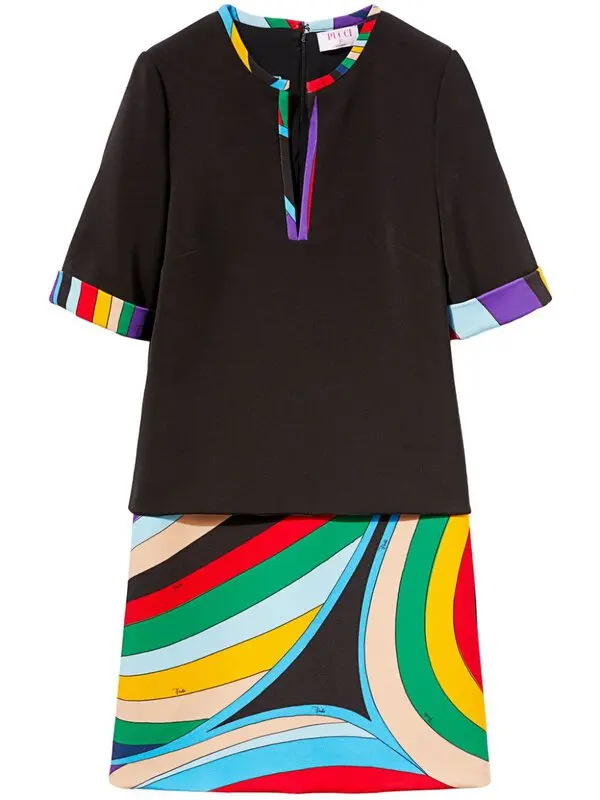 Emilio Pucci Iride-print Mini Dress