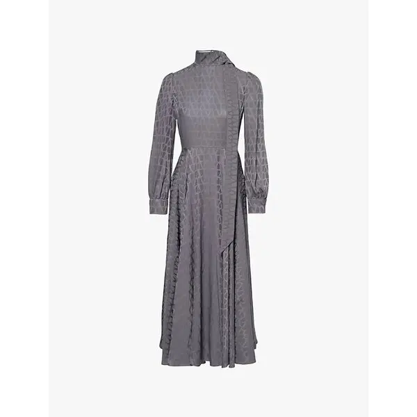 mordecai halter maxi dress burgundy Always That Girl Size M from Hello Molly Color_Mocha