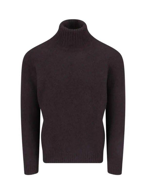 DRUMOHR Lambswool Sweater - Brown
