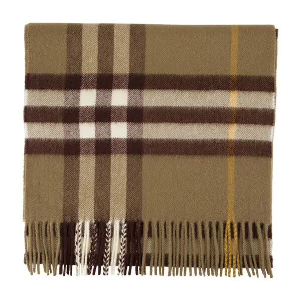 Burberry Giant Check Scarf - Brown