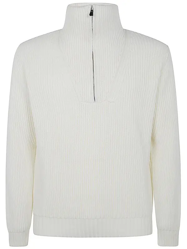 FILIPPO DE LAURENTIIS Long Sleeve Half Zip Pullover