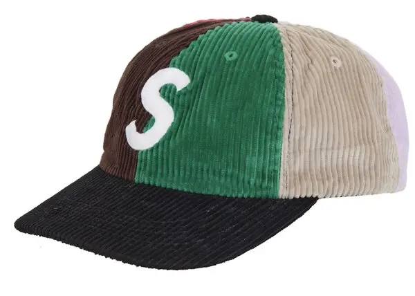 Supreme Corduroy S Logo 6 Panel Cap