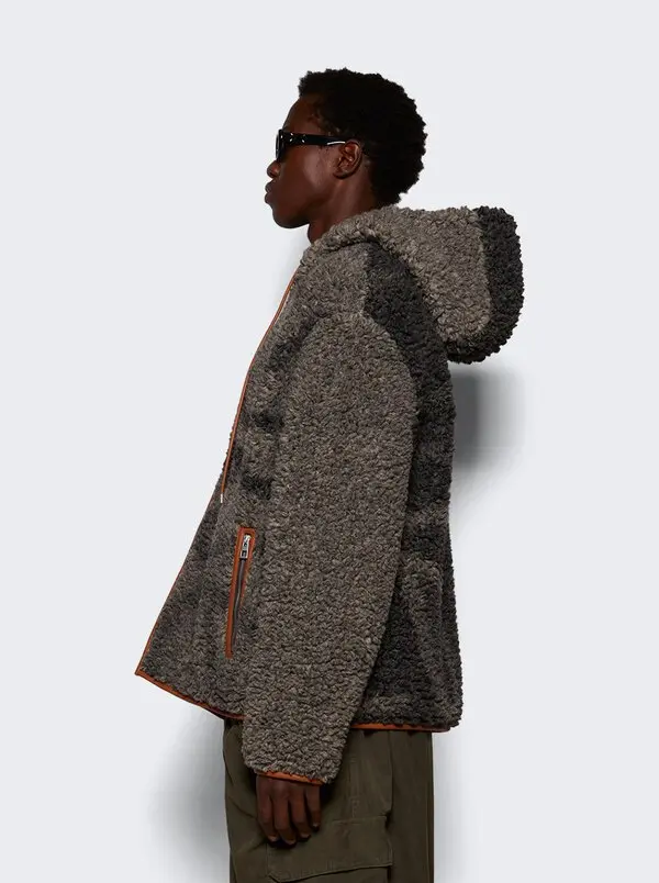 Loewe Hooded Wool-blend Jacket