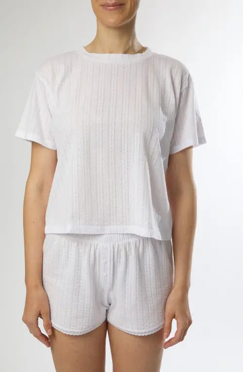 ANDINE Delphine Tuscany Lace Trim Pajamas Shorts