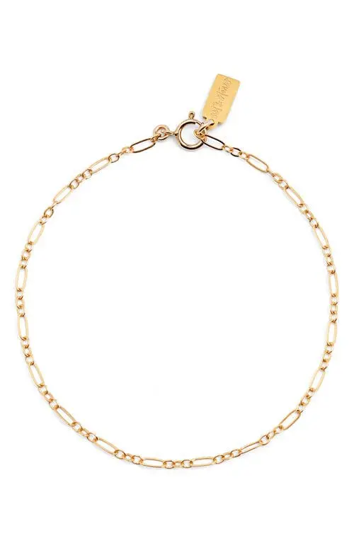SET & STONES Bridgette Paperclip Station Bracelet