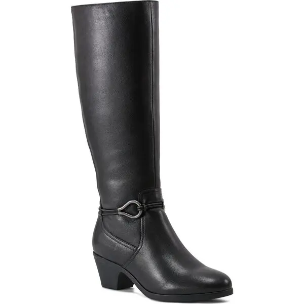 ROCKPORT COBB HILL Presley Tall Boots - Black