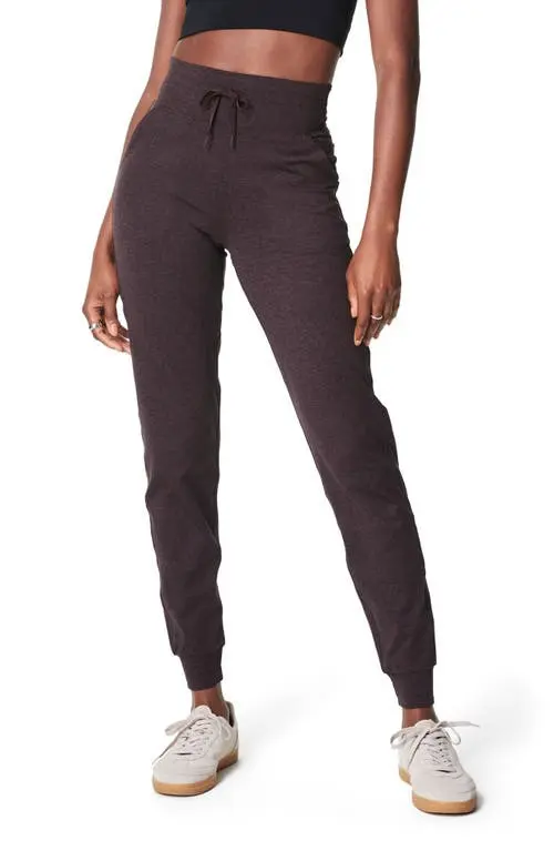 SPANX® Softstretch Slim Joggers - Truffle Brown Heather