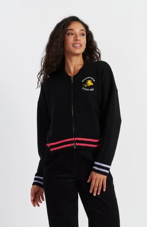 Chinti & Parker Snoopy Wool & Cashmere Bomber Jacket