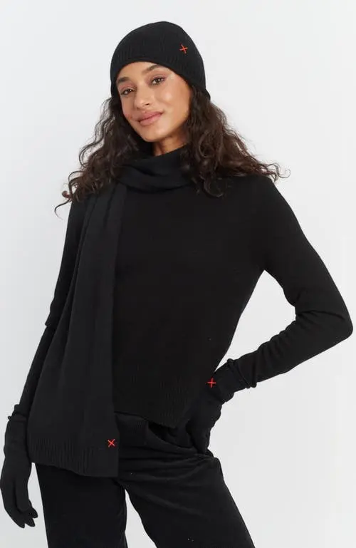 Chinti & Parker Wool-cashmere Scarf - Black