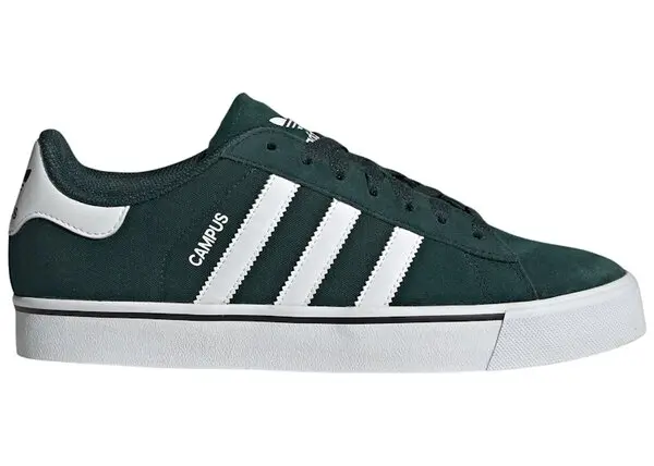 Adidas Campus Vulc Sneakers - Green Night/cloud White/gum